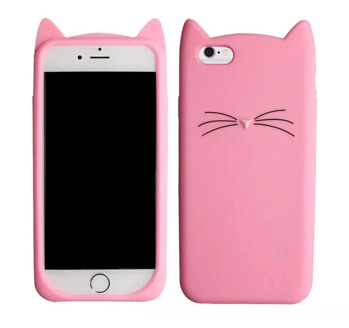 Pink "I'm a Cat" iPhone Case & Gold Paw Wrap Ring Set | IndigoPetco.com