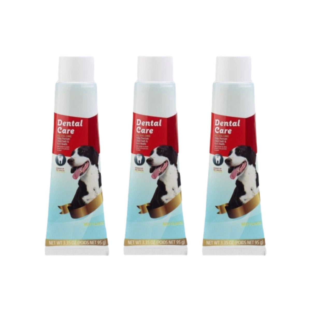 3-Pack Beef Flavored Dog Toothpaste | IndigoPetco.com
